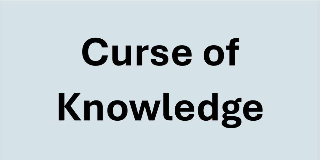 Vidensforbandelsen - Curse of Knowledge - Laerning.dk